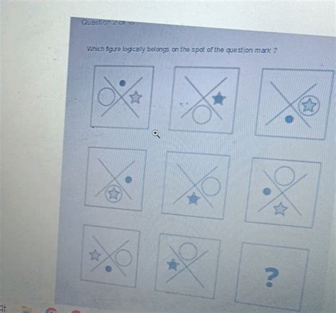 Question 20 Or Which Figure Logically Belongs Studyx