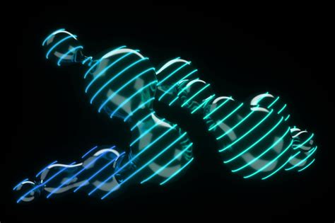 네온 조명과 검은 액체의 방울을 분리 비행의 창조적 인 미래 지향적 인 배경 3d 일러스트레이션 0명에 대한 스톡 사진 및 기타 이미지 Istock