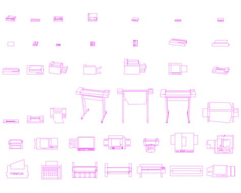 Plotter Cad Blocks Hub For Industrial Design