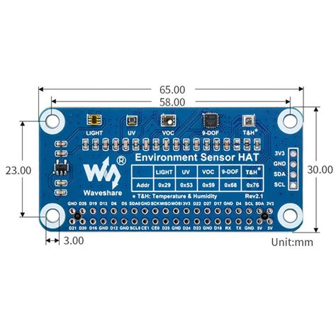 environment sensor hat for raspberry pi the pi hut