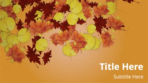 Autumn Leaf Reveal Powerpoint Progressive Church Media