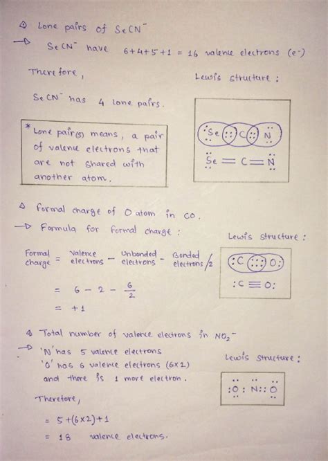 How Many Lone Pairs Are In The Best Lewis Structure Of Secn Wizedu