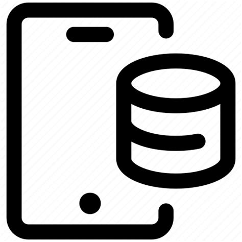 Data Database Server Network Storage Mobile Smartphone Icon Download On Iconfinder