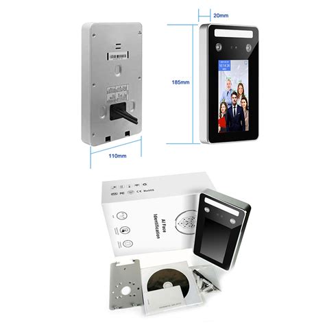 Waterproof Tcp Ip Usb Biometric Face Facial Recognition Door Access Control System Time