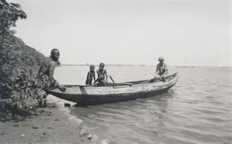 Negative Early 20th Century Social History British Military In Canoe