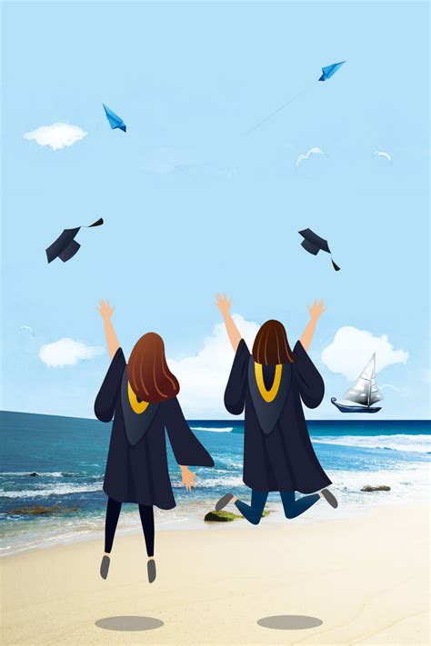 졸업 계절 청소년 흩어져 있지 않습니다 졸업 시즌 디자인 자료 소스 파일 졸업 배경 일러스트 및 사진 무료 다운로드 Pngtree