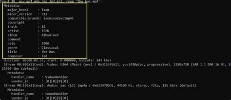 直观的ffmpeg编辑元数据教程(详细指南) 直观的ffmpeg编辑元数据教程(详细指南)