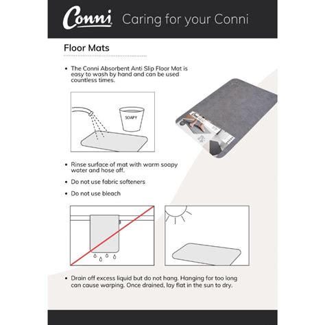Conni Anti Slip Floor Mat Long Runner Absorbent Floor Mat Aged Care And Medical