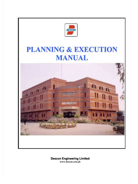 Project Planning Execution Manual Download Free Pdf Project Management Business