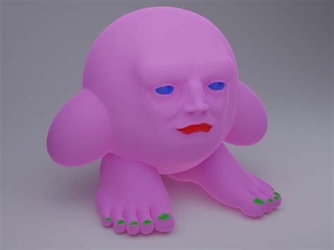 Cursed Kirby With Feet Multicolor Remixed By Sawek Makerworld
