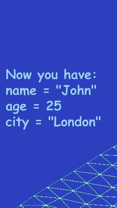 Python Trick Assign Multiple Variables In One Line Pythontricks Youtube