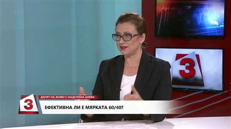 “Денят на живо с Наделина Анева“ на 19 05 2020 г Гост е социалният министър Деница Сачева