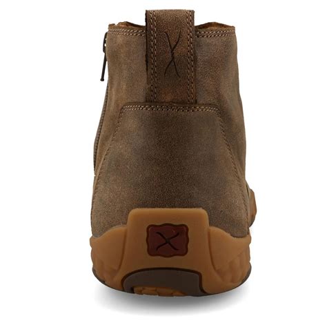 Twisted X® Mens 4 Bomber Chelsea Zippered Driving Mocs
