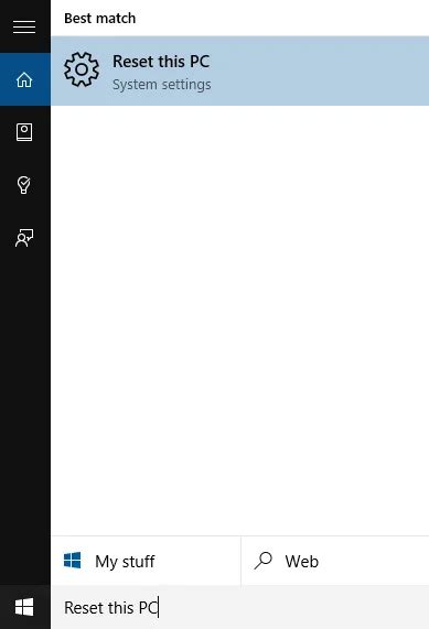 Windows Confused About Windows Reset Windows Forum