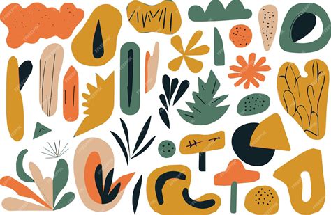 Premium Vector Organic Shapes Vector Flat Style Eps Image For Digital And Print Projects