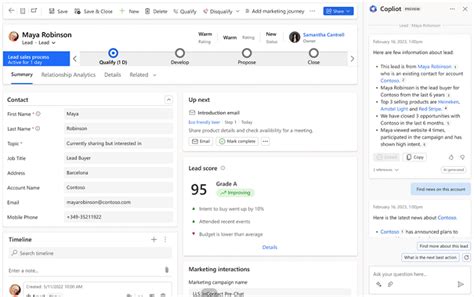 increase seller productivity with lead profile summaries in dynamics 365 sales microsoft learn
