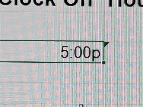 Can I Translate A Pasted Time Value In An Excel Cell So That It Is Stored And Displayed