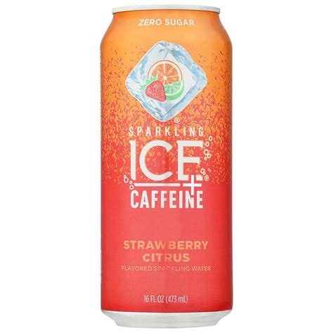 Sparkling Ice Caffeine Strawberry Citrus Sparkling Water Walgreens