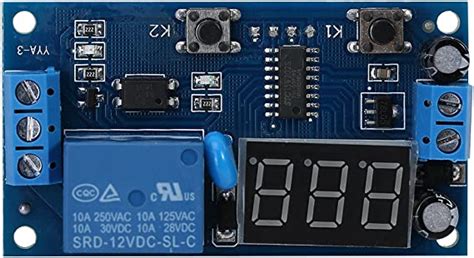 dc 12v infinite cycle delay timing timer relay on off switch loop module with led display