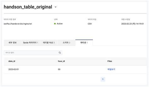 Hadoop Eco 서비스를 이용한 웹서버 로그 분석 카카오클라우드 기술문서