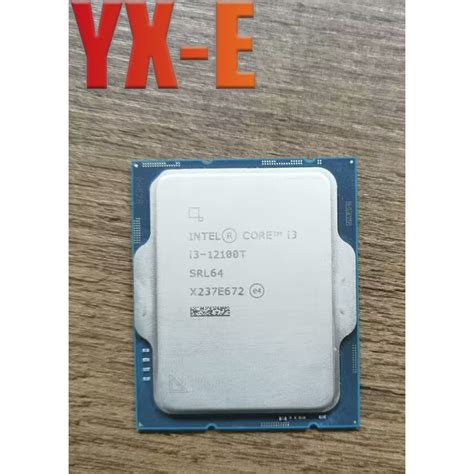 英特爾 第 12 代 Intel Core I3 12100t Lga 1700 Cpu 處理器 I3 12100t 1 蝦皮購物