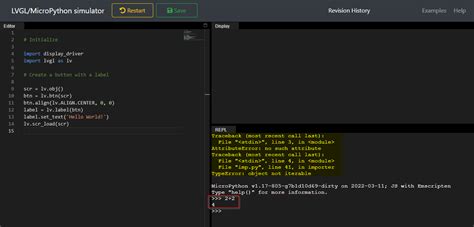 Issuses Making The Javacript Port Micropython Lvgl Forum