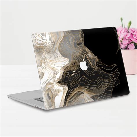 Aesthetic Macbook Case Gold Macbook Pro 13 16 15 Inch Air 13 Etsy