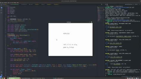 Macroquad Rust Asteroid Game Youtube