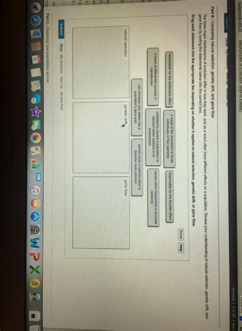 Solved Comparing Natural Selection Genetic Drift And Gene
