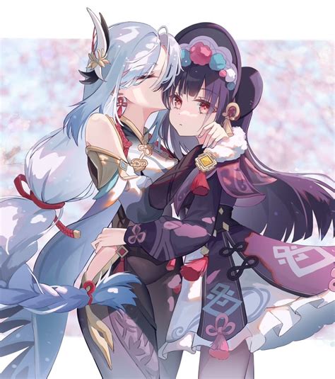 Shenhe And Yun Jin Genshin Impact Drawn By Samele Otaku Danbooru