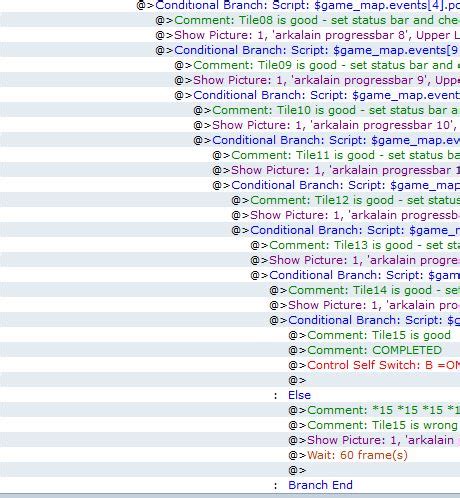 Technical Question About Nested Vs Non Nested Conditional Branches RPG Maker Forums