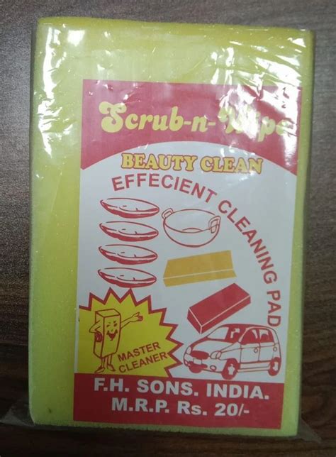 Yellow Sponge Efficient Cleaning Pad At ₹ 20piece In Navi Mumbai Id