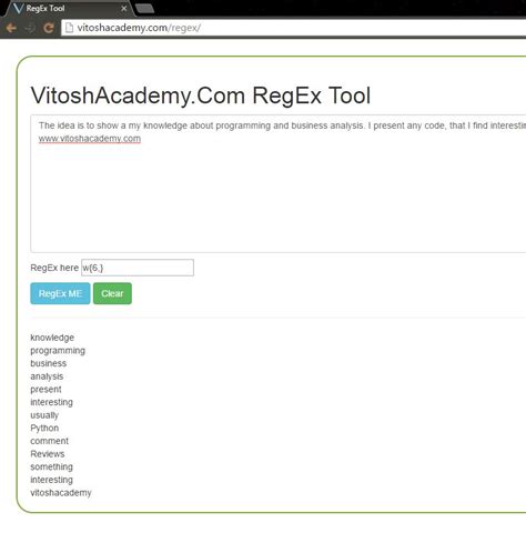 Javascript Make A Regex Text Tool Useful Code