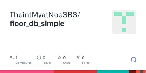 github theintmyatnoesbs floor db simple
