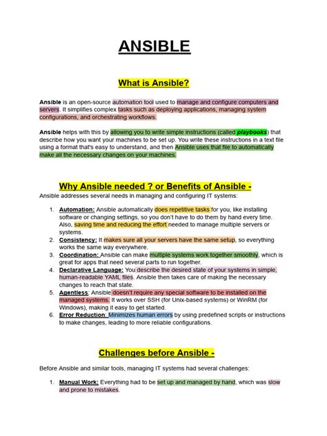 Ansible Made Easy Essential Basics For New Learners 1727815817 Pdf