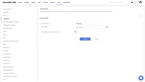 Freshservice Integration With Hexnode Uem Hexnode Help Center