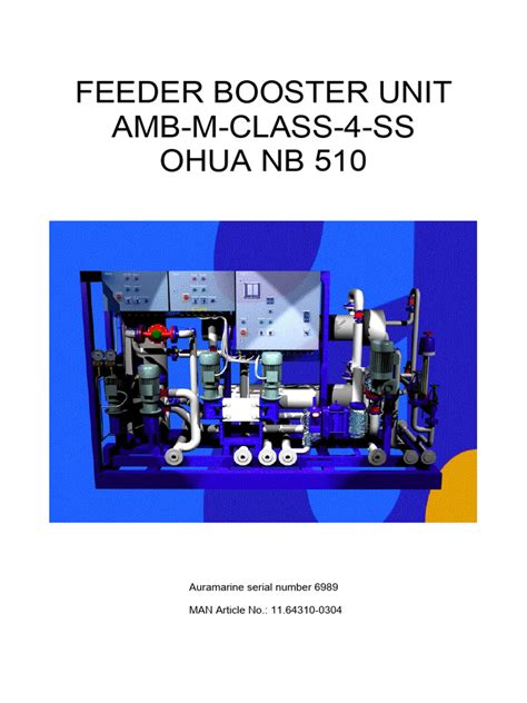 Booster Unit Pdf Pump Fuel Oil