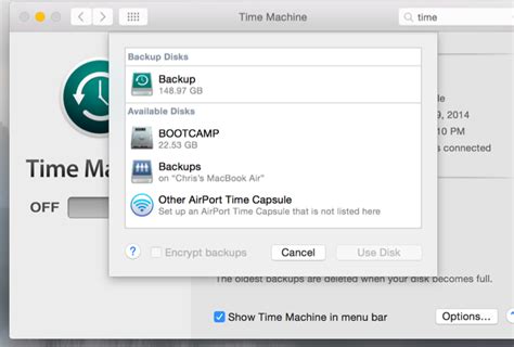 How To Perform Time Machine Backups Over The Network