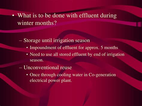 PPT Unconventional Applications Of Wastewater Effluent Reuse PowerPoint Presentation ID