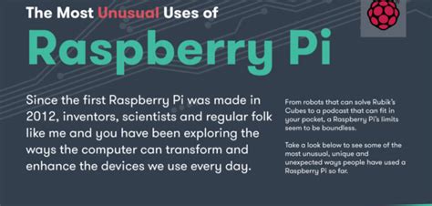 The Most Unusual Uses For The Raspberry Pi Raspberry Pi Spy