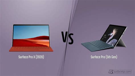 Surface Pro X Vs Surface Pro Detailed Specs Comparison