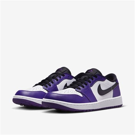 조던 골프화 나이키 에어 조던 1 로우 G 코트퍼플