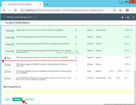 How To Use Hp Smart Update Manager To Update Proliant Server