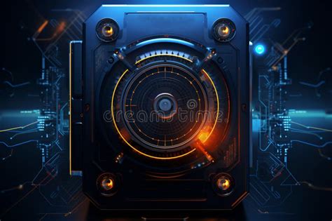 Cyber Security And Data Protection Cybersecurity Technology Biometric Concept Stock