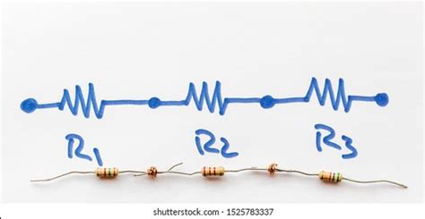 Three Series Connected Resistors Series Circuit Stock Photo Shutterstock