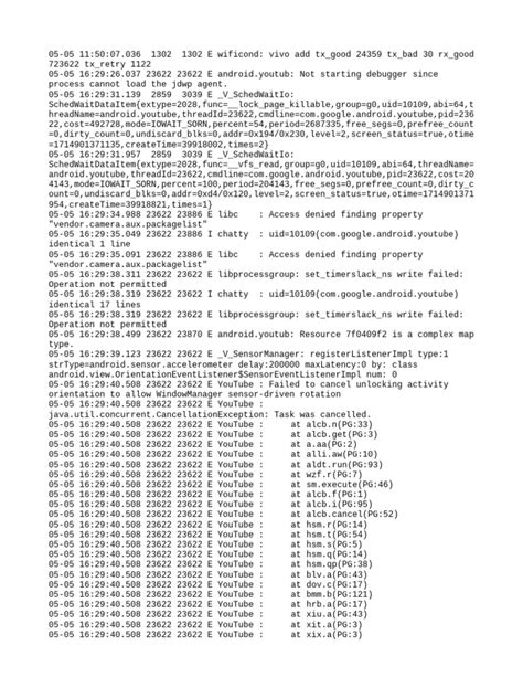 Log Pdf Operating System Technology Computer Science