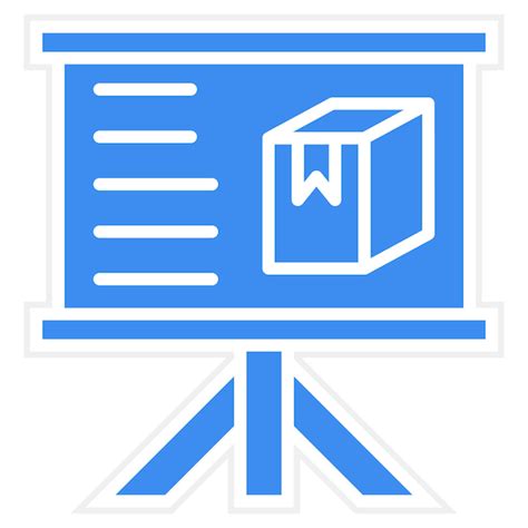 Vector Design Product Presentation Icon Style Premium Vector