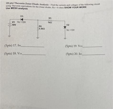 Solved Pts Series Parallel Find The Currents And The Chegg Com