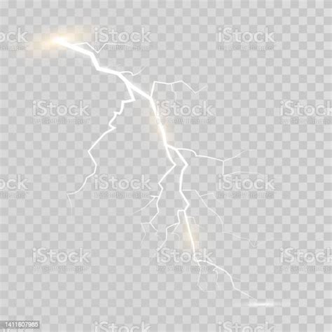 매직 번개와 밝은 조명 효과의 세트 벡터 일러스트 레이 션 Strikeforce에 대한 스톡 벡터 아트 및 기타 이미지 Strikeforce 기후 묘사 날씨 Istock