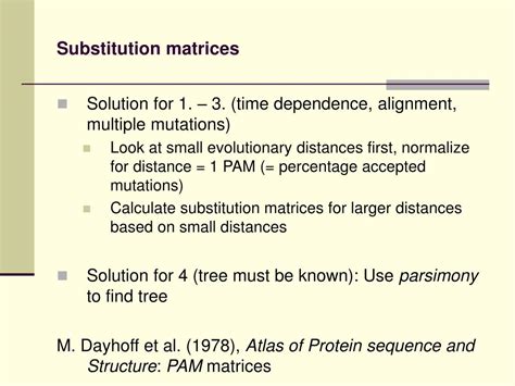 Ppt Burkhard Morgenstern Grundlagen Der Bioinformatik Subsitutionsmatrizen Ss 07 Powerpoint